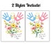 New! Mothers's Day Craft Handprint Art | Birthday Activity Floral ...