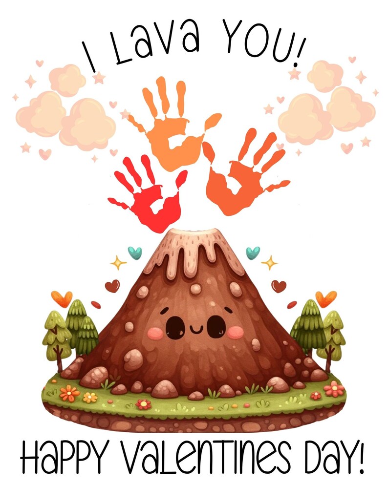 New! Valentines Day | Handprint Art | 2024 Crafts | Kids Crafts ...