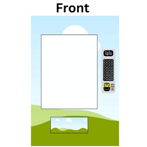 Vending Machine Template | 8x10 12x16 16x20 | Blank Template | Payment ...