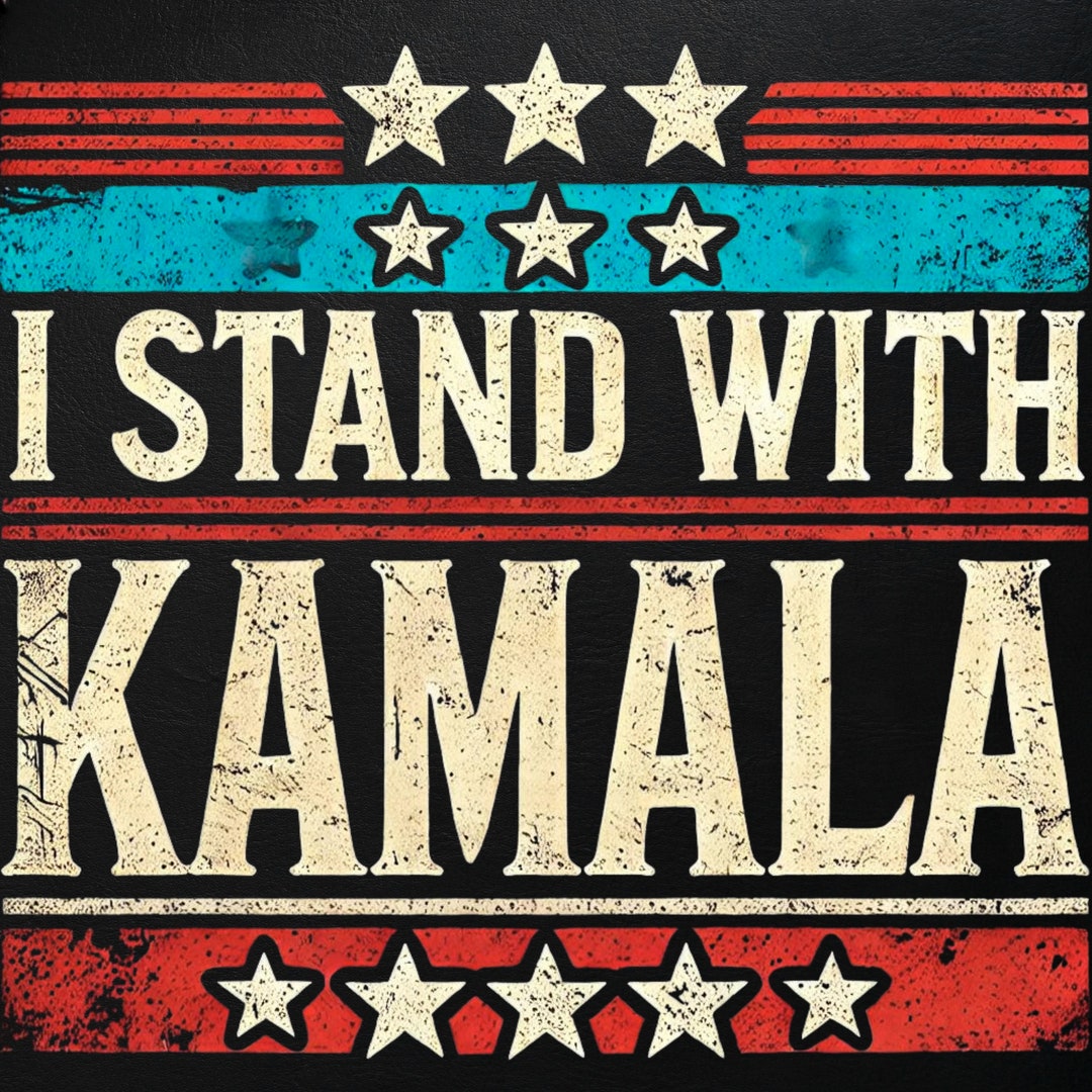 I Stand With Kamala PNG | 2024 | Kamala Png | Kamala Harris for ...