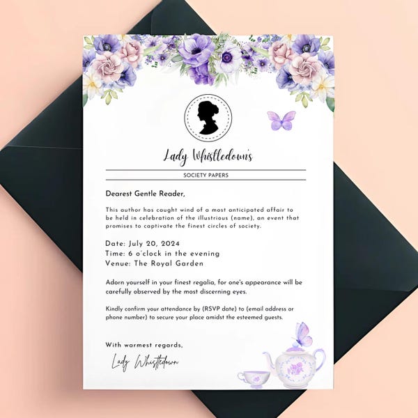 Bridgerton Party - Etsy