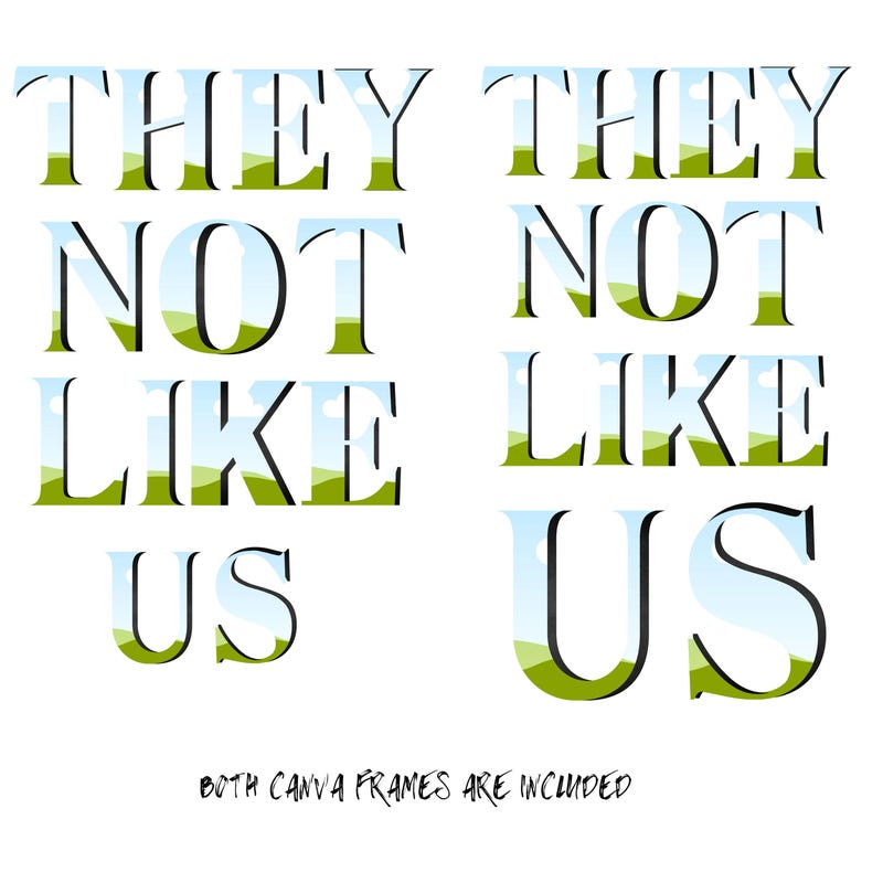 They Not Like Us Svg - Etsy