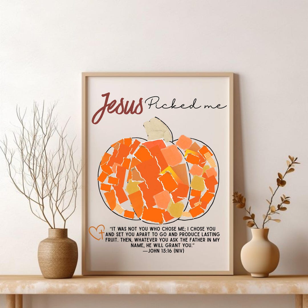 New! Fall Pumpkin Torn Paper Craft Printable for Kids | Thanksgiving ...