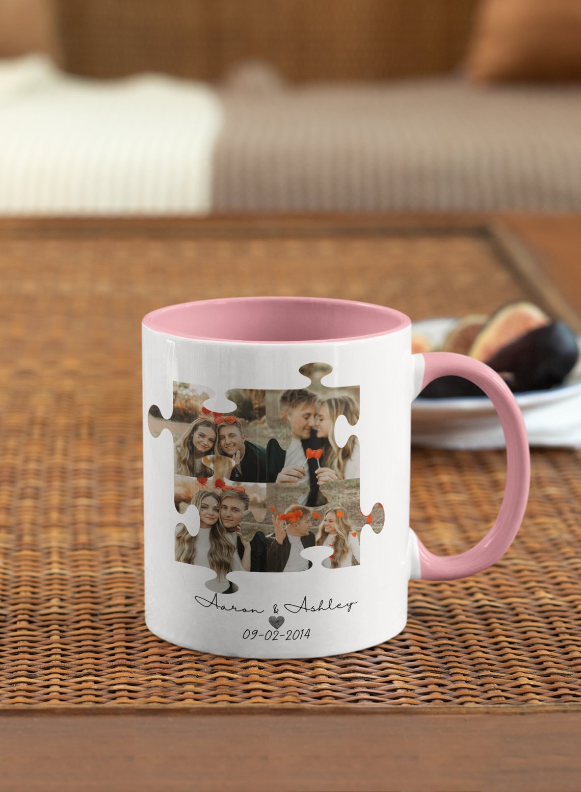 Personalized Couple Mugs, Custom Wedding Gift, Personalized Wedding ...