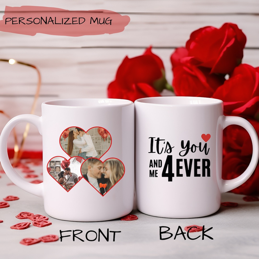 Personalized Valentines Day Gift Personalized Couple Mug Custom Photo