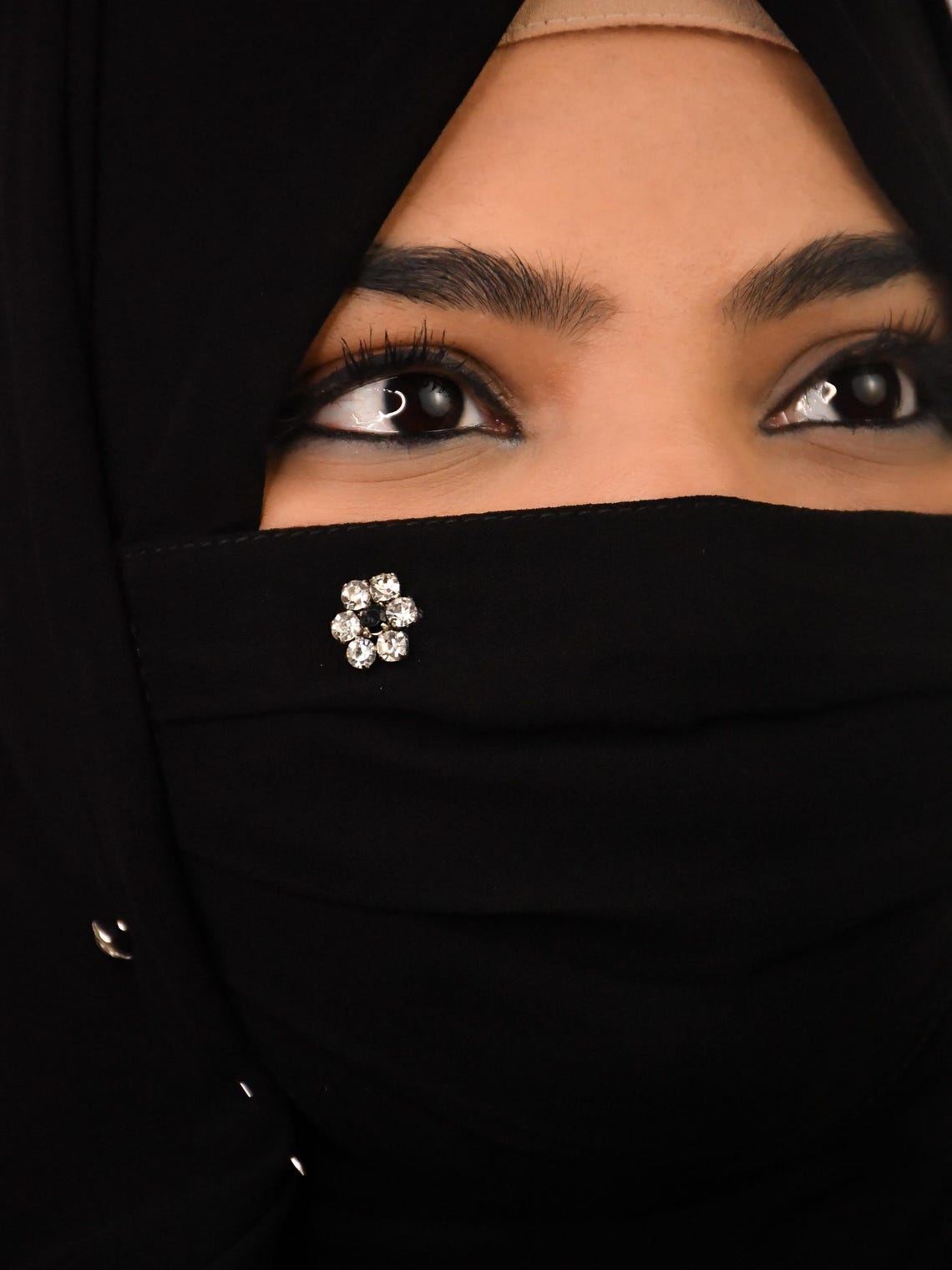 Hijab Friendly Mask| Masks for Women| Diamond Rhinestone Mask ...
