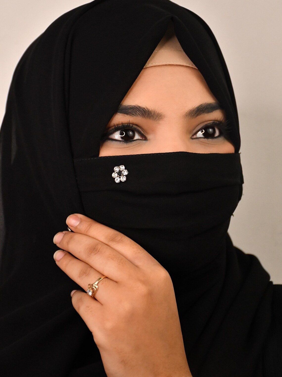 Hijab Friendly Mask| Masks for Women| Diamond Rhinestone Mask ...