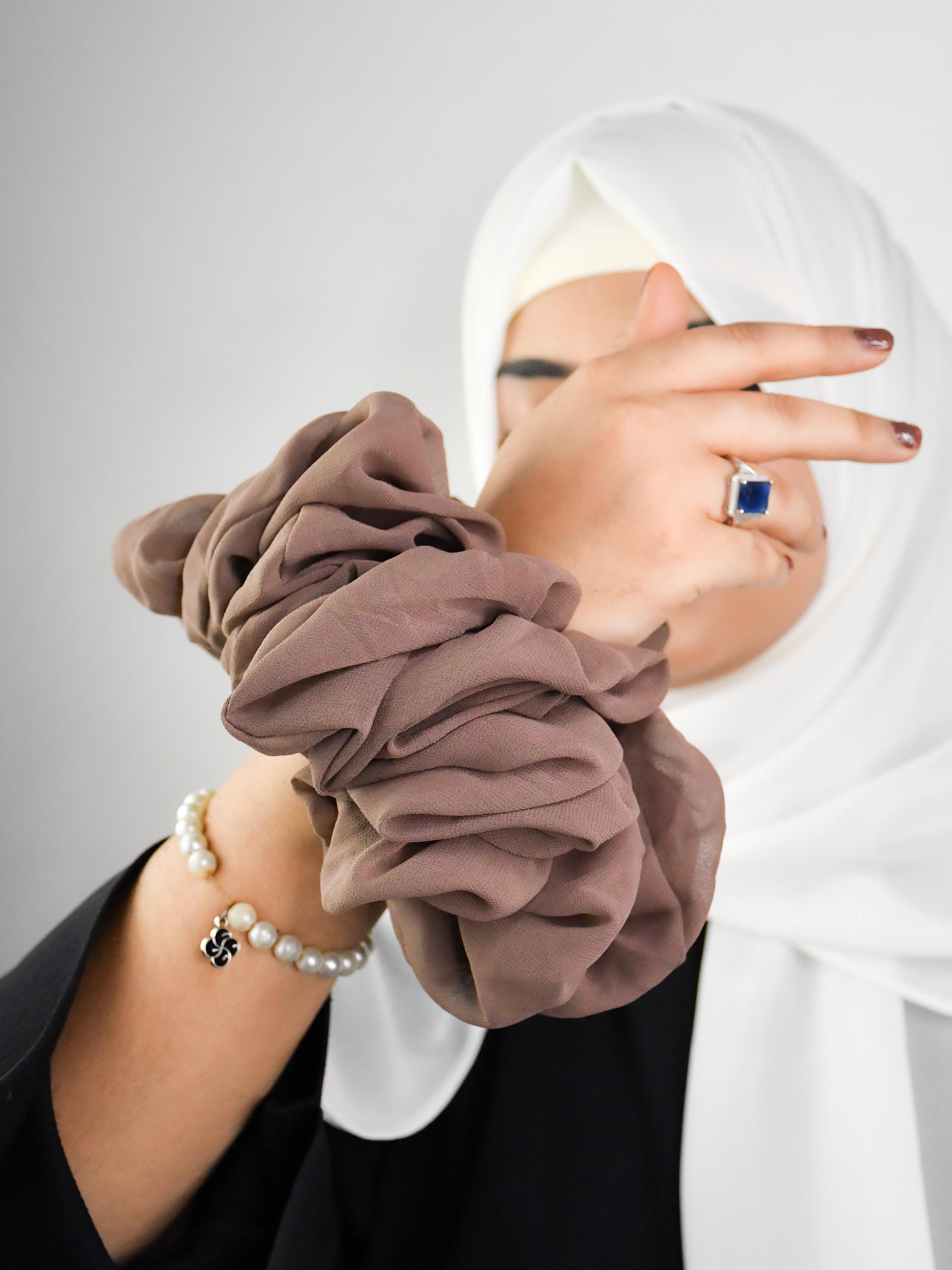 Pack of 6 Hijab Volumizer| Hijab Scrunchie| Hijab Hair Bun| XXL Size ...