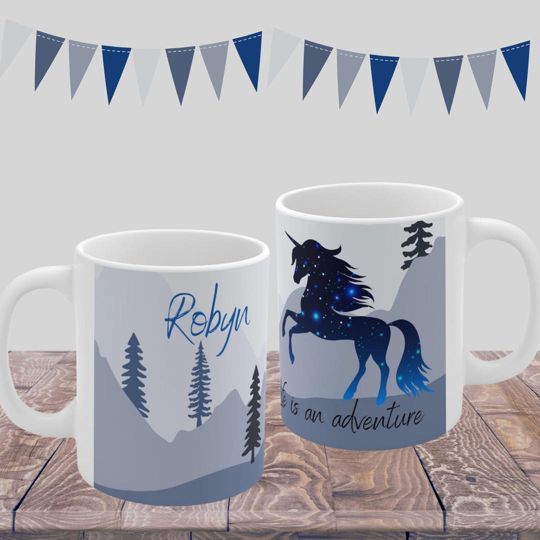 PERSONALISED Unicorn Mug, Custom Unicorn Mug, Magical Unicorn Mug, Hot ...