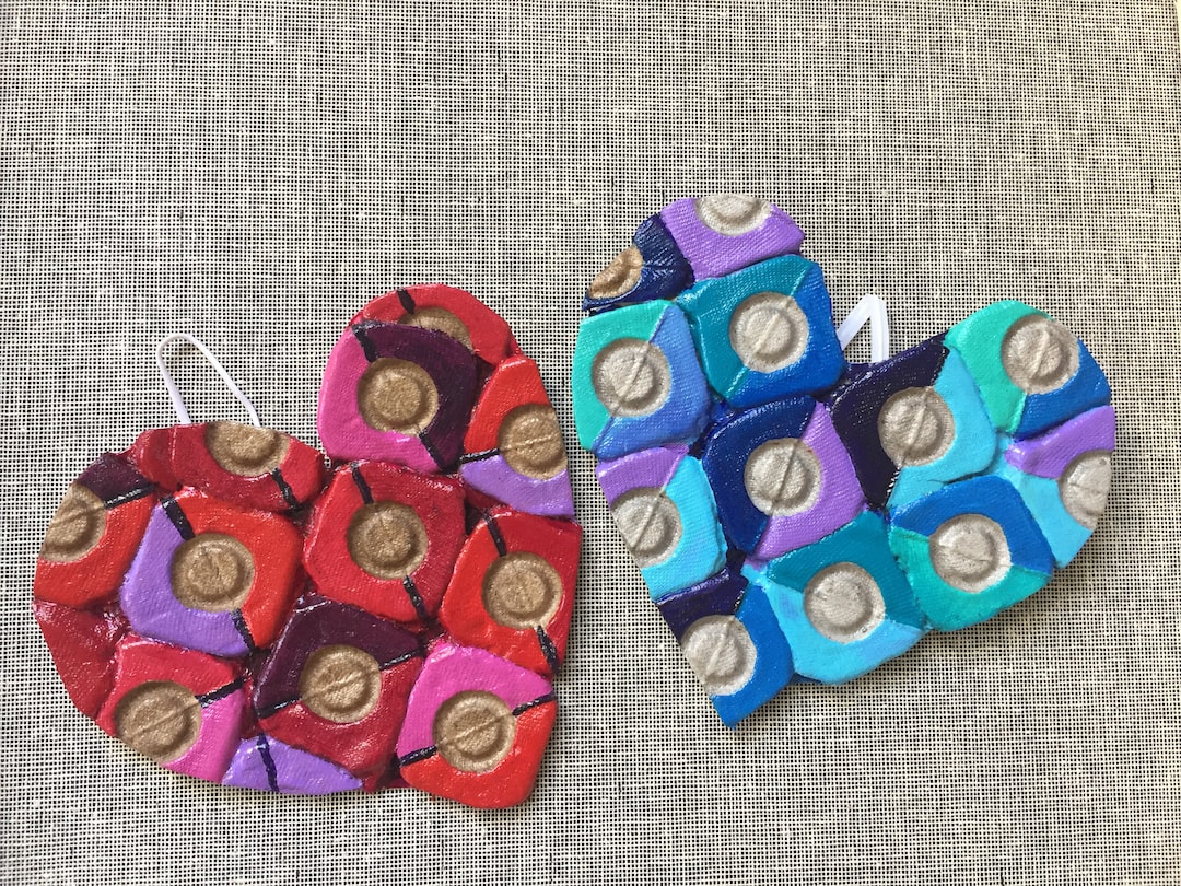 Decorative Heart From Recycled Materials - Etsy