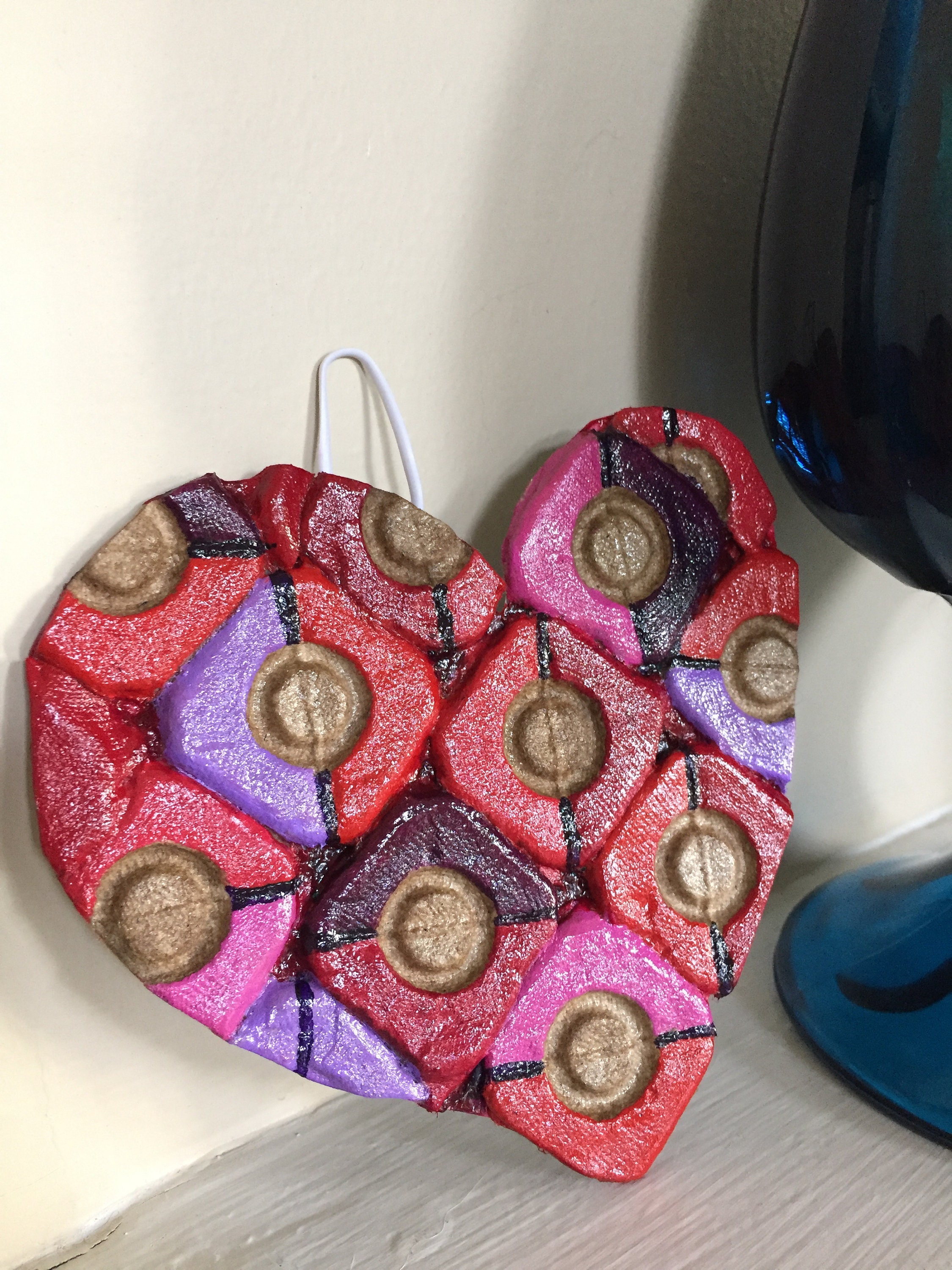 Decorative Heart From Recycled Materials - Etsy