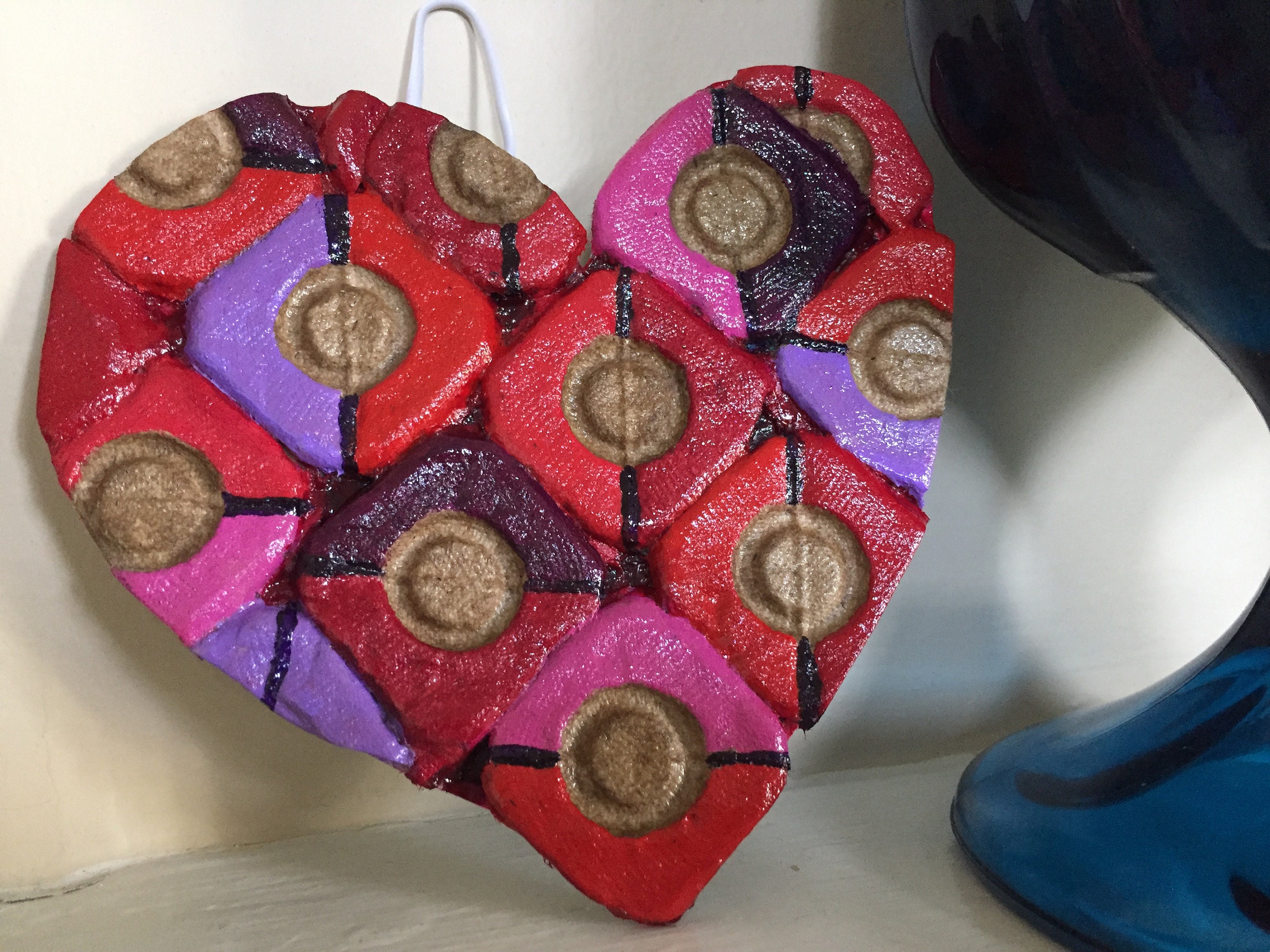 Decorative Heart From Recycled Materials - Etsy
