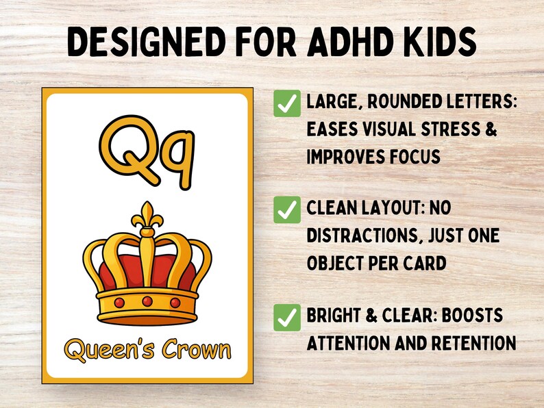 26 Object-themed Printable Alphabet Flash Cards for Kids, Printable ...
