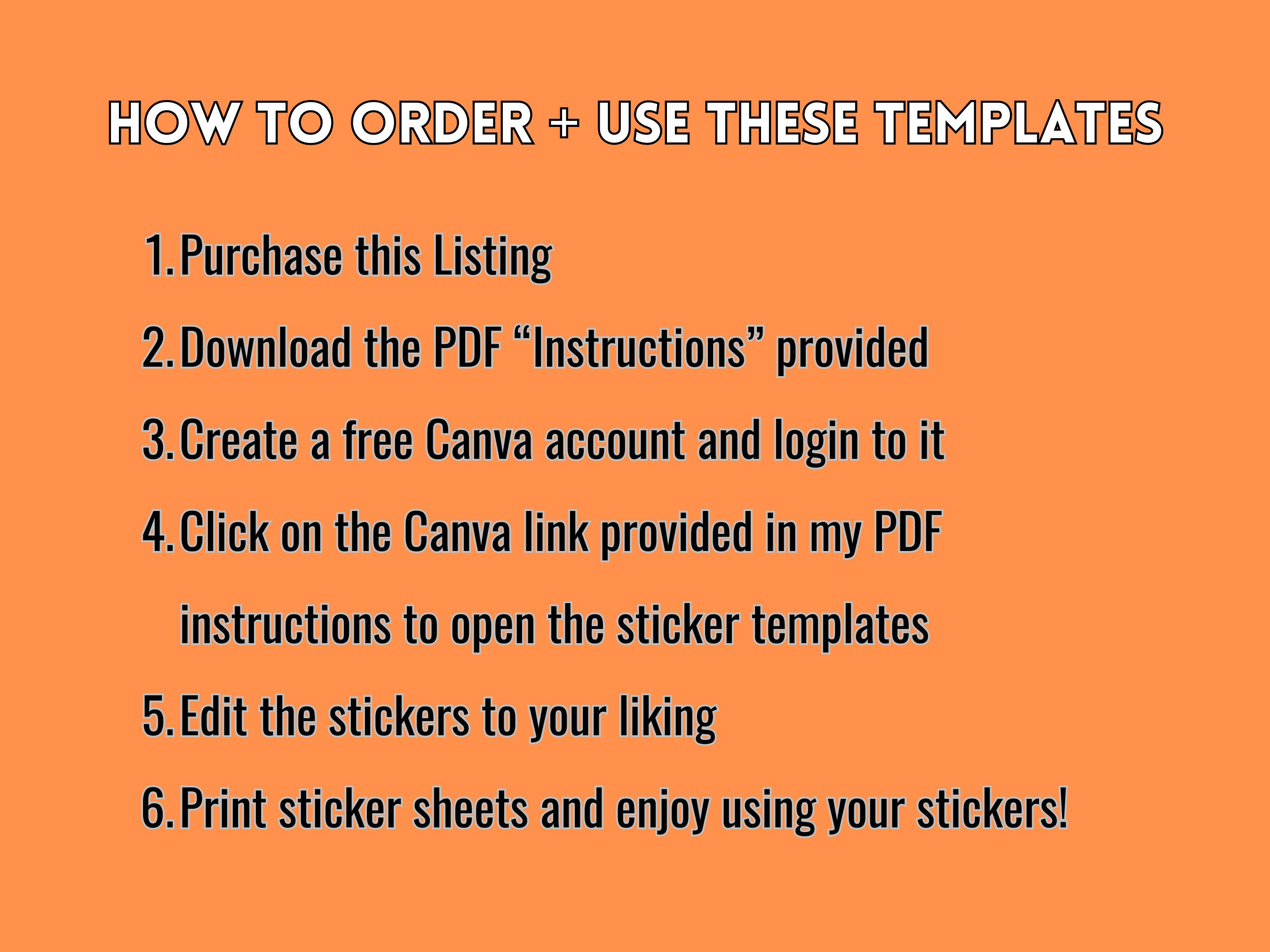 15-page Canva Sticker Frame Template, Planner Sticker Pack, Digital ...