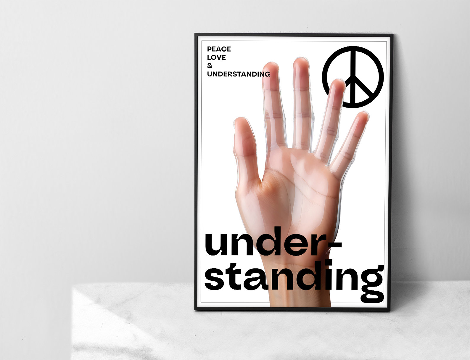 Peace Love Understanding Poster, Trendy Poster, Open Mind, Graphics ...