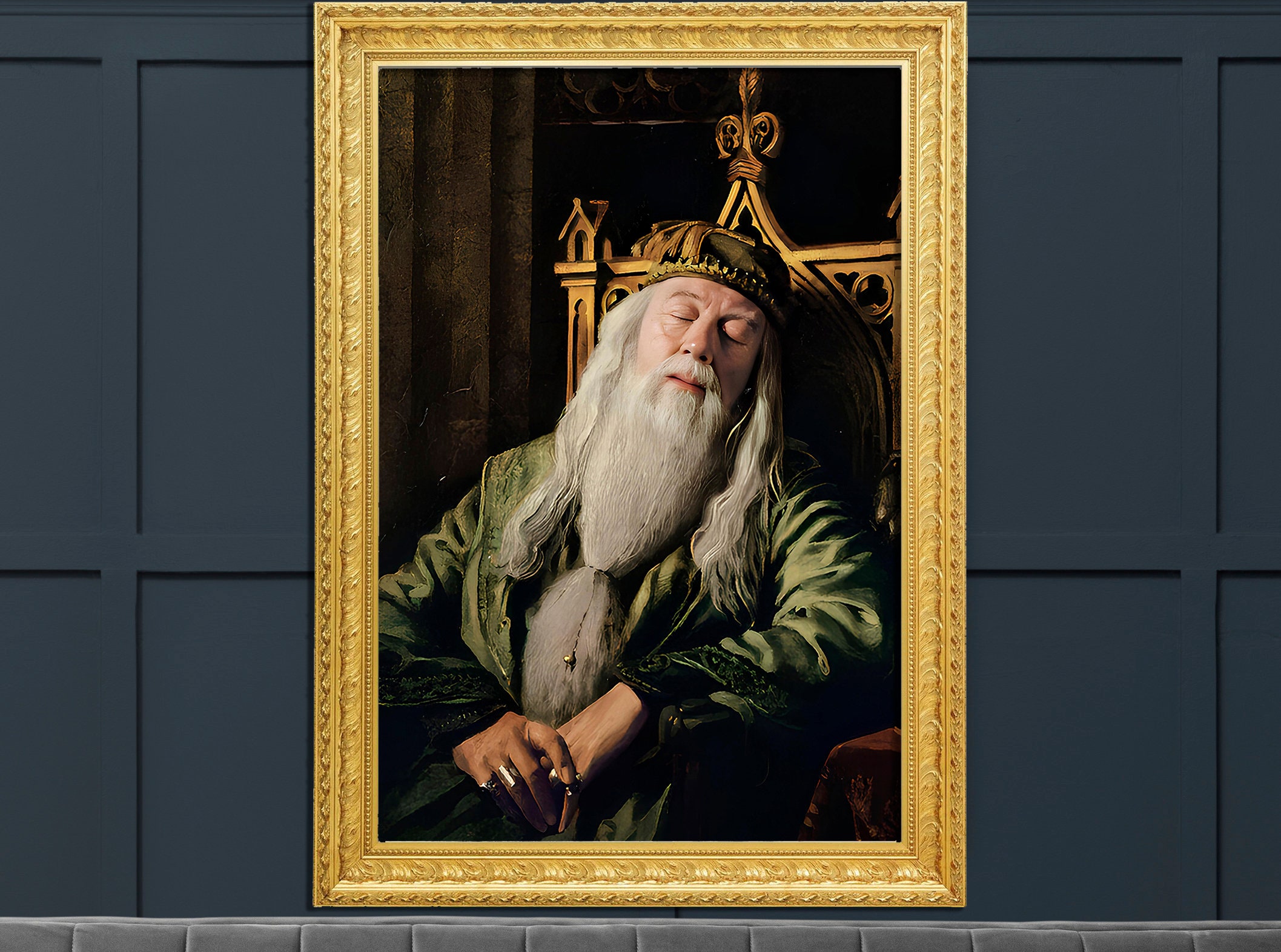 Headmaster Portrait Digital Fine Art Print, Magic Wizarding School ...