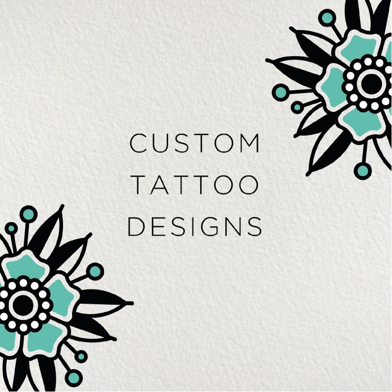 Custom Tattoo Design, Personalized Tattoo Design Drawing, Custom Tattoo ...
