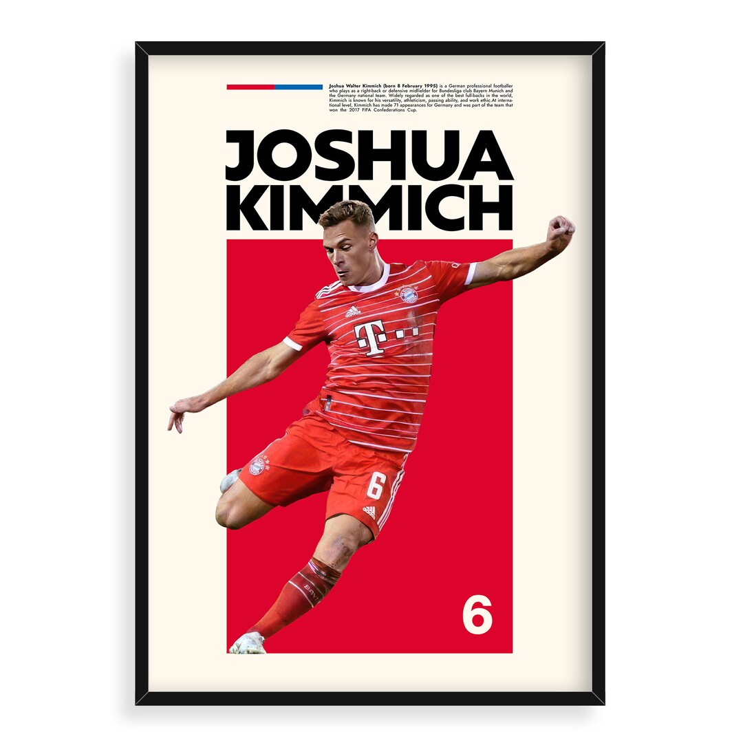 Joshua Kimmich, Bayern Munich, Sports Poster, High Resolution, Soccer ...