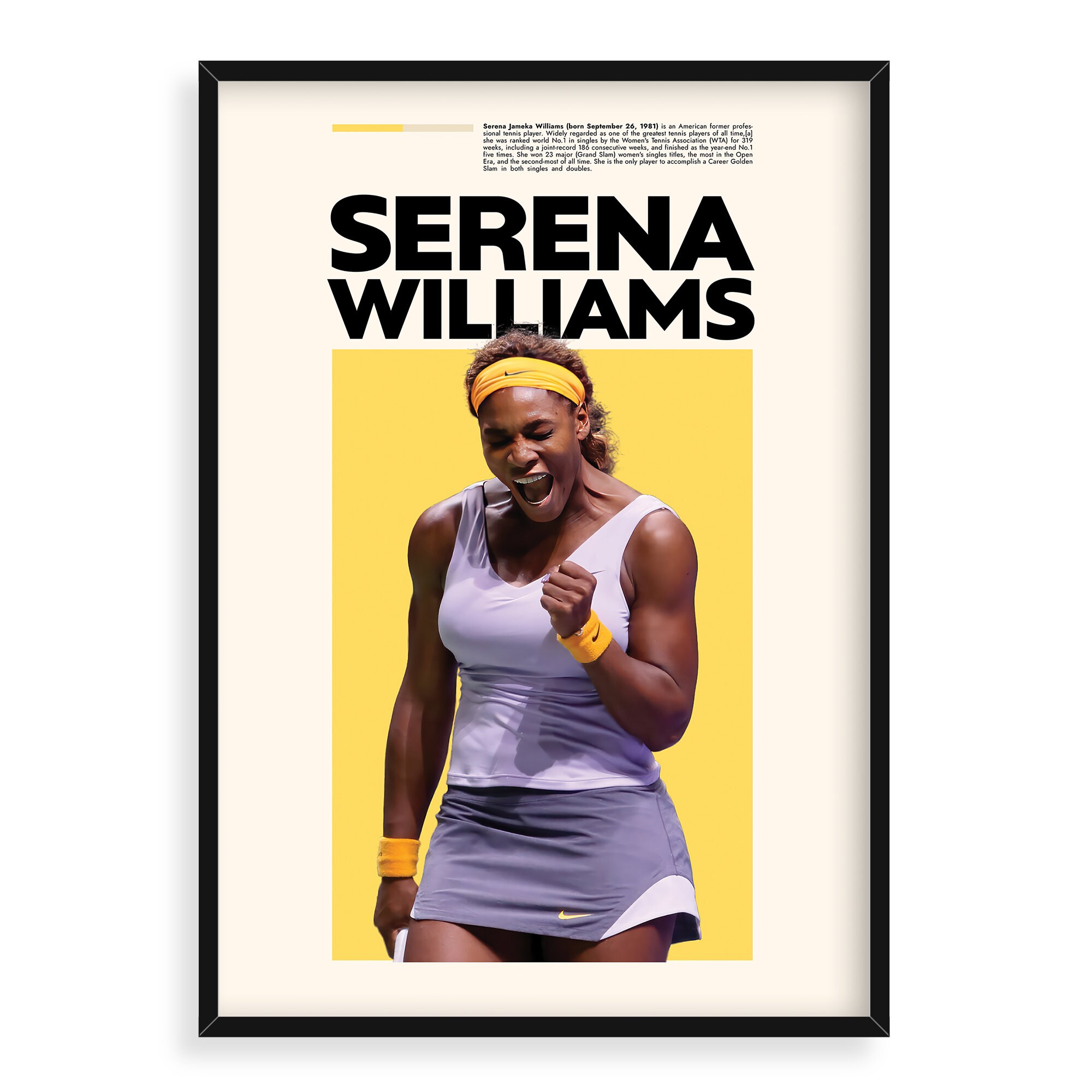 Serena Williams, Tennis, Sports Poster, High Resolution, Tennis Fan ...