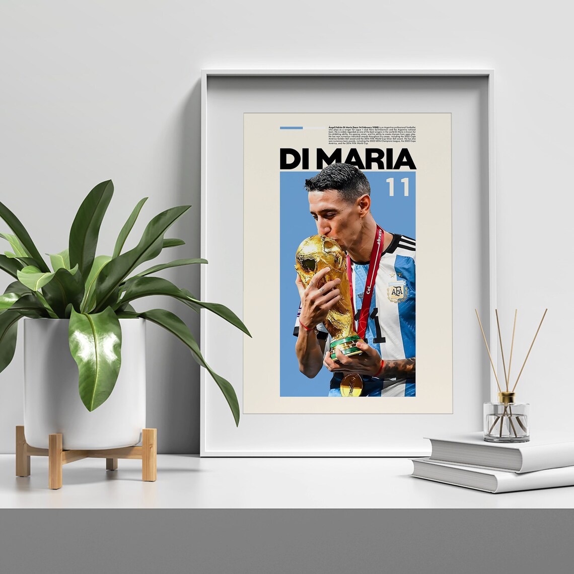 Angel Di Maria, Argentina, High Resolution, Soccer Fan Gift Idea, Fifa ...