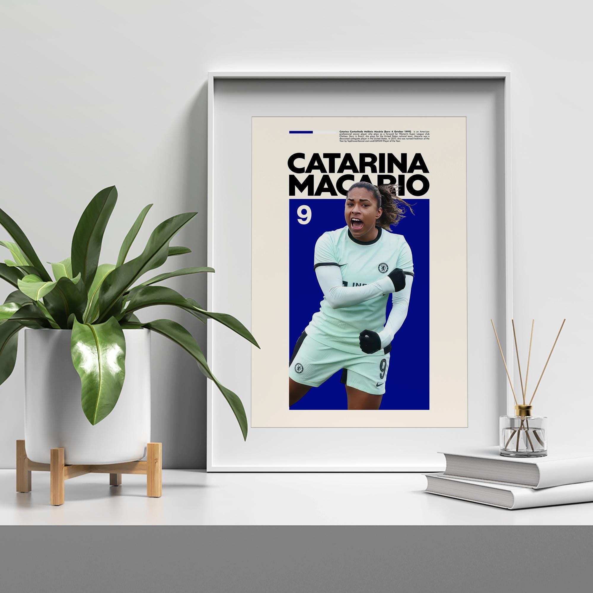 Catarina Macario, Chelsea, Sports Poster, High Resolution, Soccer Fan ...