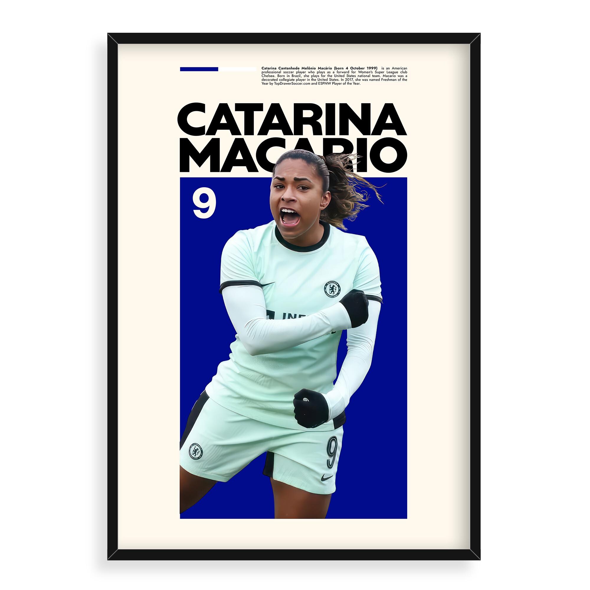 Catarina Macario, Chelsea, Sports Poster, High Resolution, Soccer Fan ...