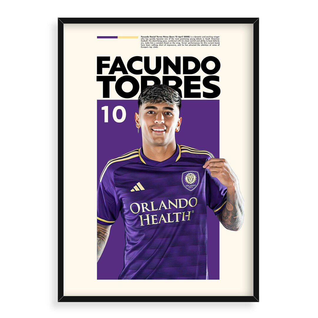 Facundo Torres, Orlando City, Sports Poster, High Resolution, Soccer ...
