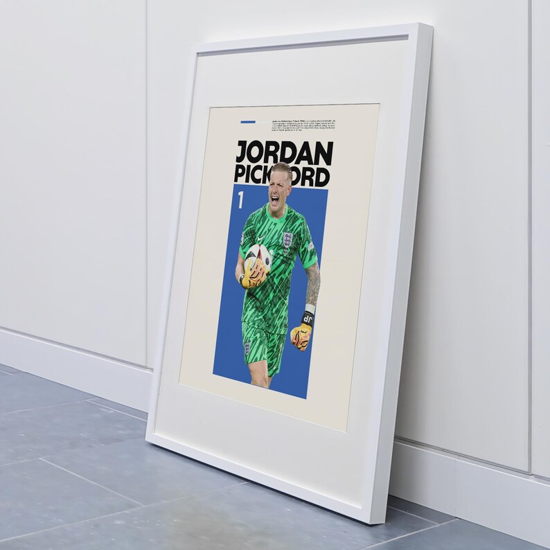 Jordan Pickford, England, Sports Poster, High Resolution, Soccer Fan ...