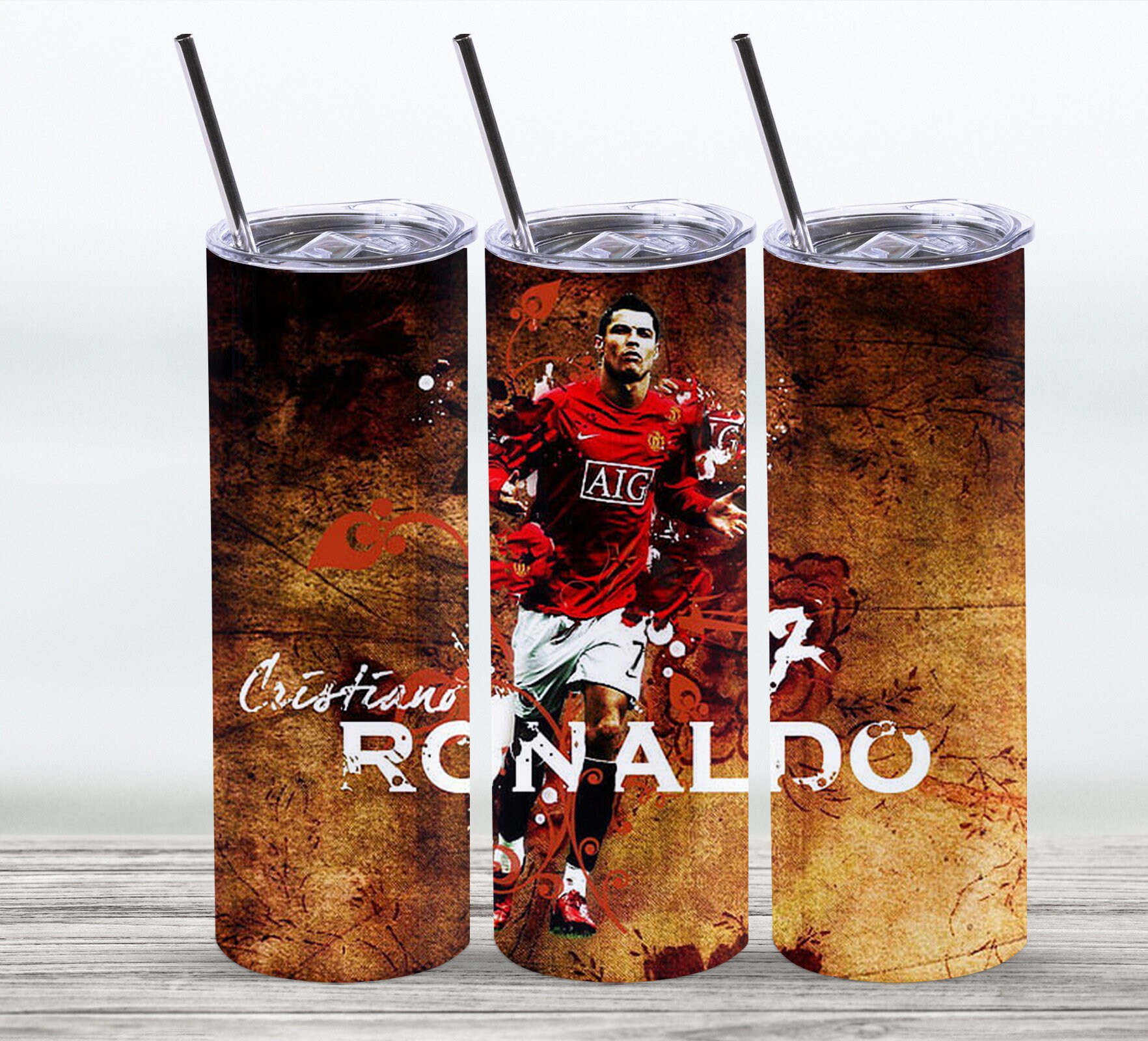 Cristiano Ronaldo Tumbler Wrap CR7 Fan Tumbler Limited - Etsy