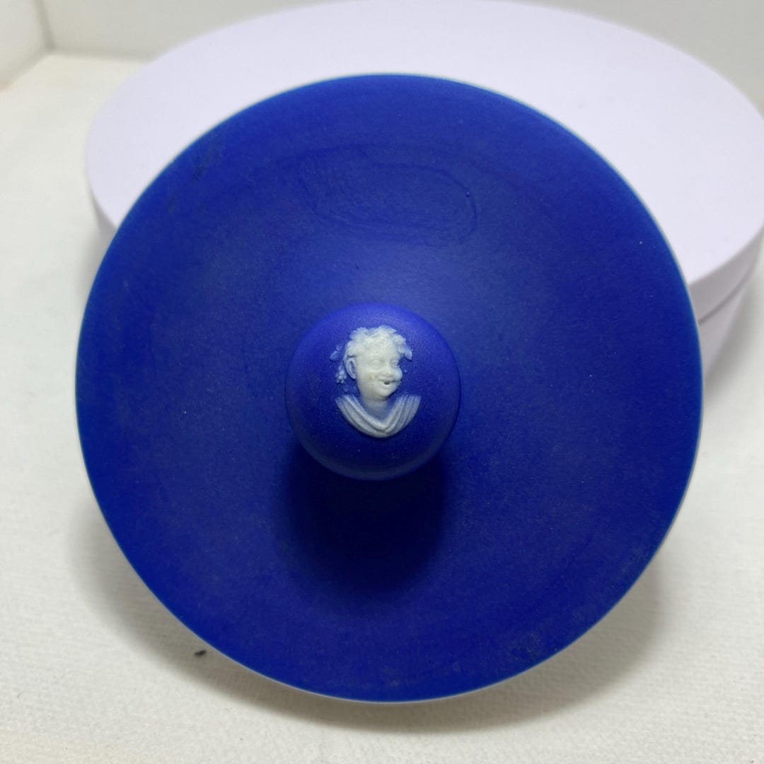 Wedgwood Antique Blue Jasper Tobacco Jar Tamper - Etsy