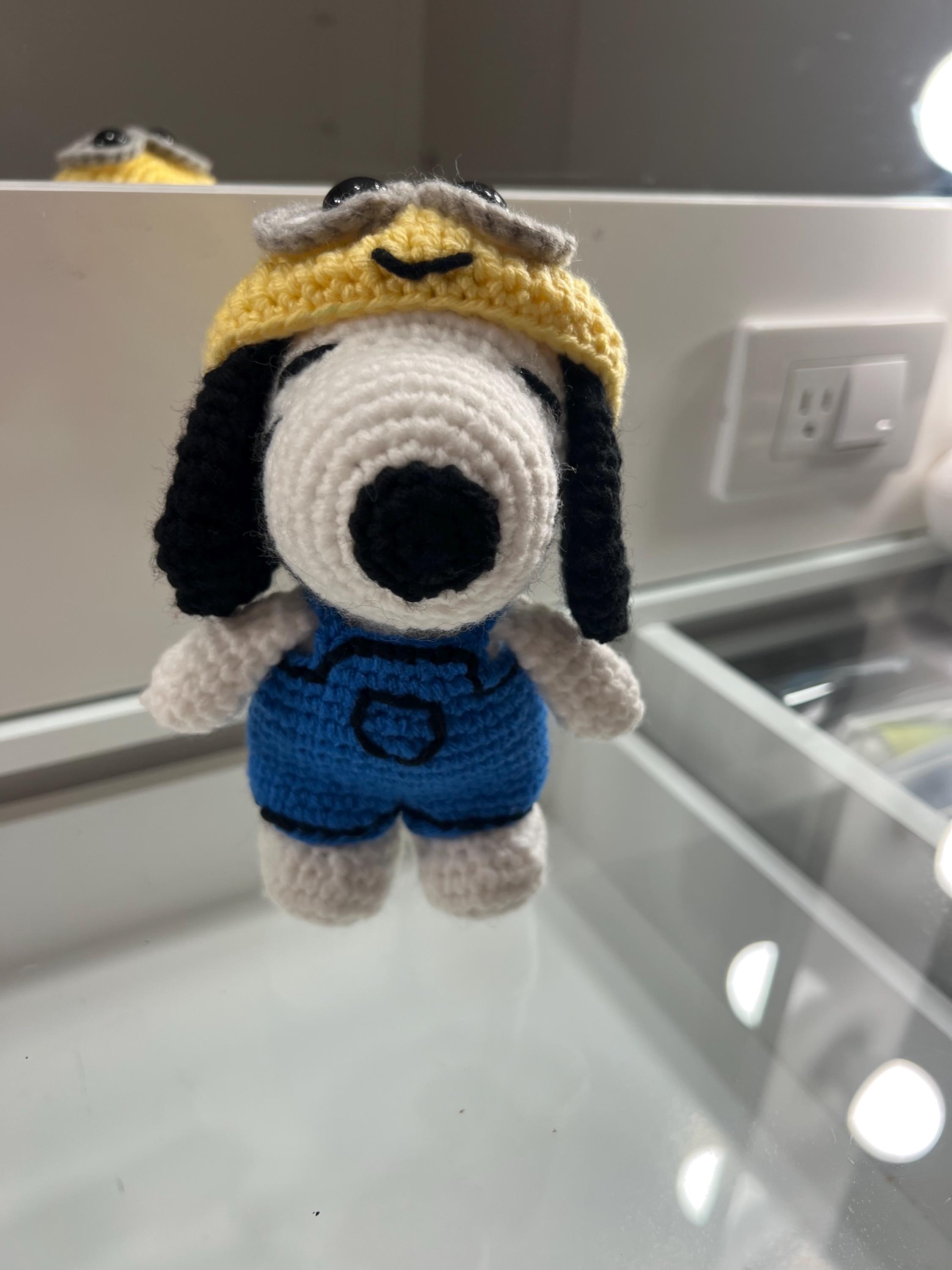 DIGITAL PATTERN ONLY Crochet Snoopy With Minion Outfit Pattern - Etsy