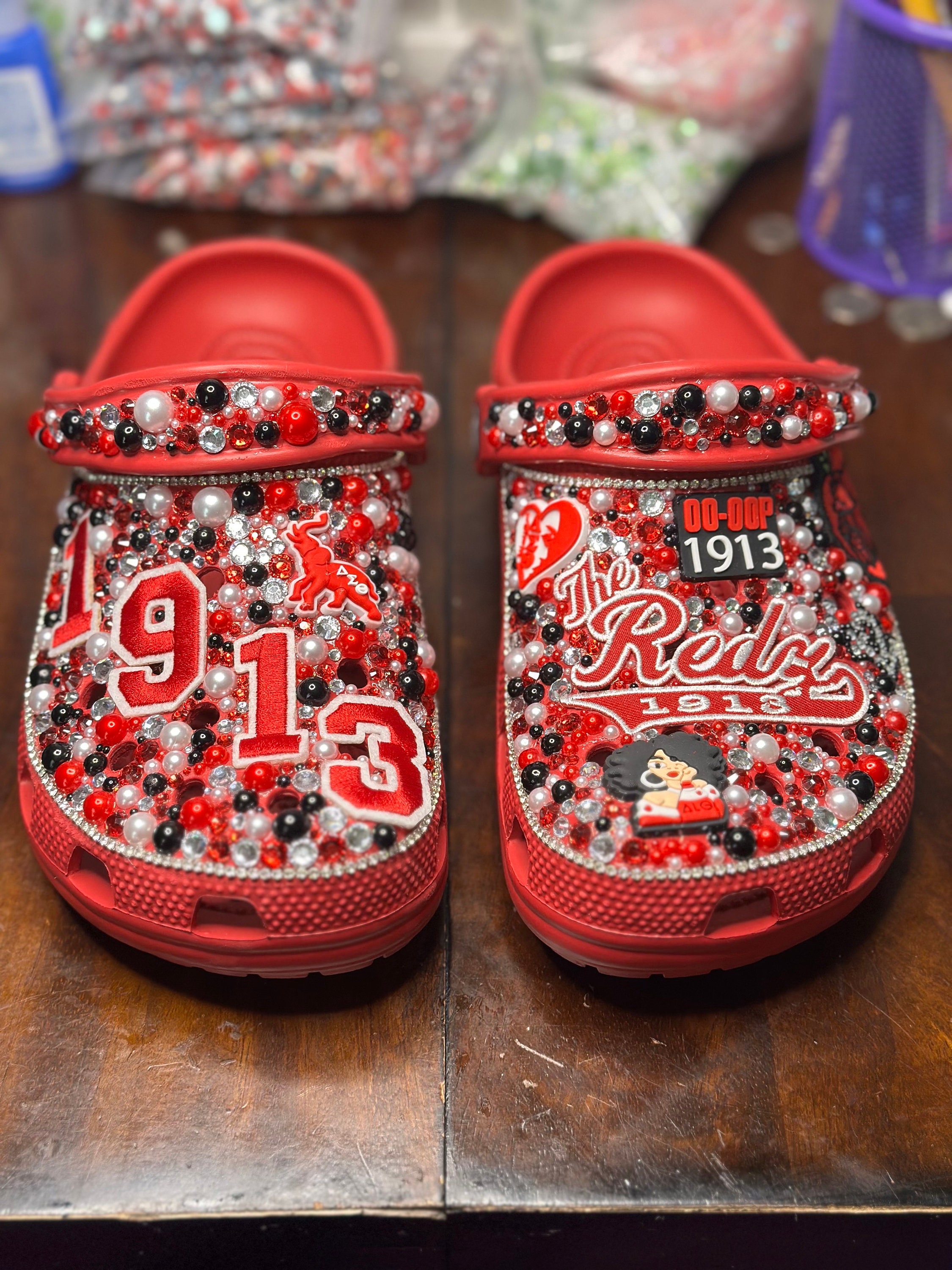 Custom Delta Sigma Theta Sorority Inc Crocs - Etsy