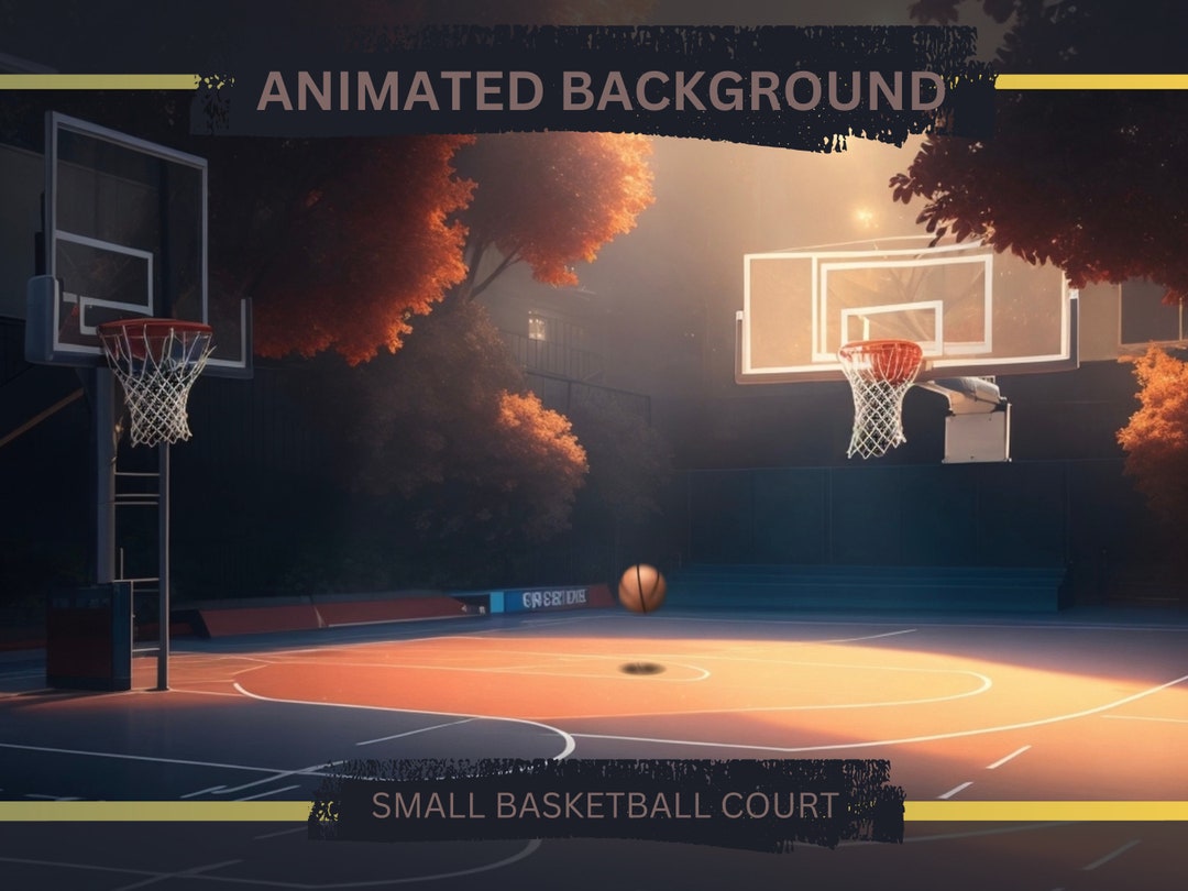 Small Basketball Court Animated Background, Vtuber and Twitch ...