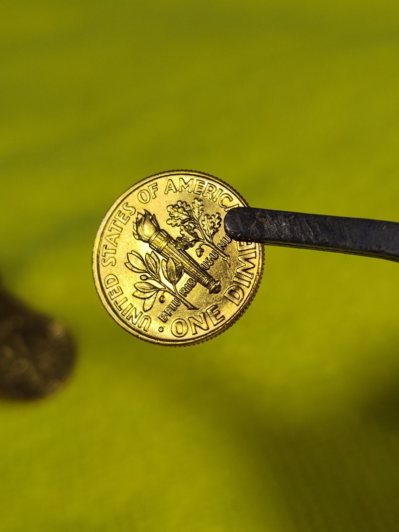 Gold Plated Dimes-24k Pure Gold, Individual or Roll WHOLESALE - Etsy