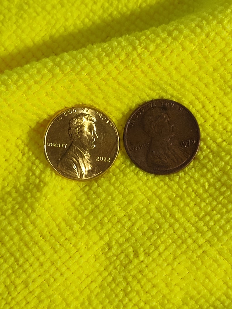 Gold Plated Pennies-24k Pure Gold, Individual or Roll WHOLESALE - Etsy