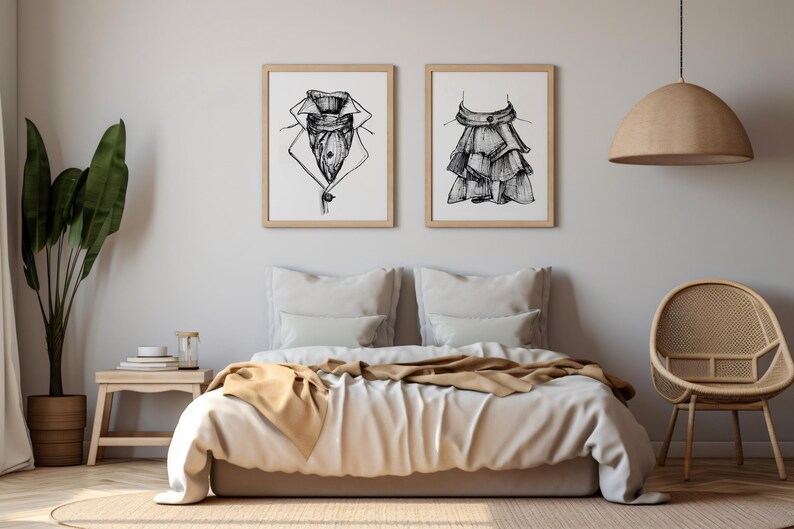 Fedora Hat Wall Art, Fedora Printable Art, Fashion Print, Fashion ...