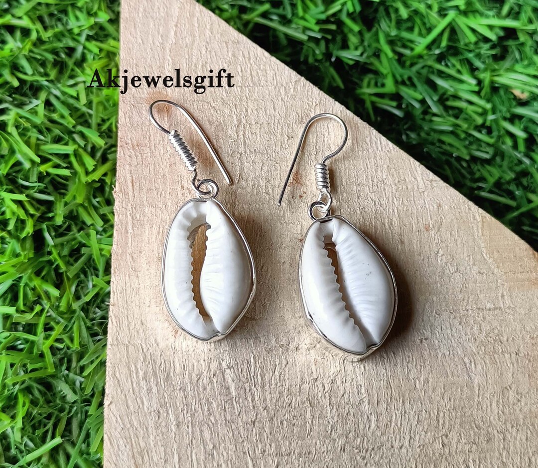 Cowrie Shell Earring, African Cowry Earring, Buy 2 Get 1 Free, Gemstone ...