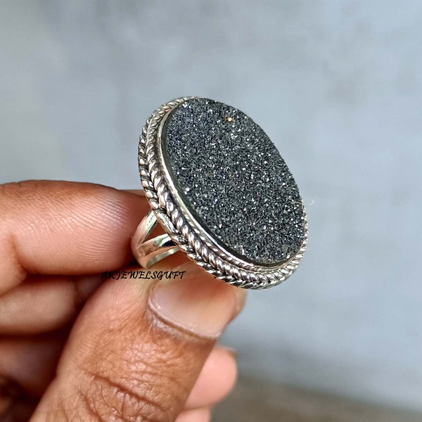 Druzy Ring - Etsy