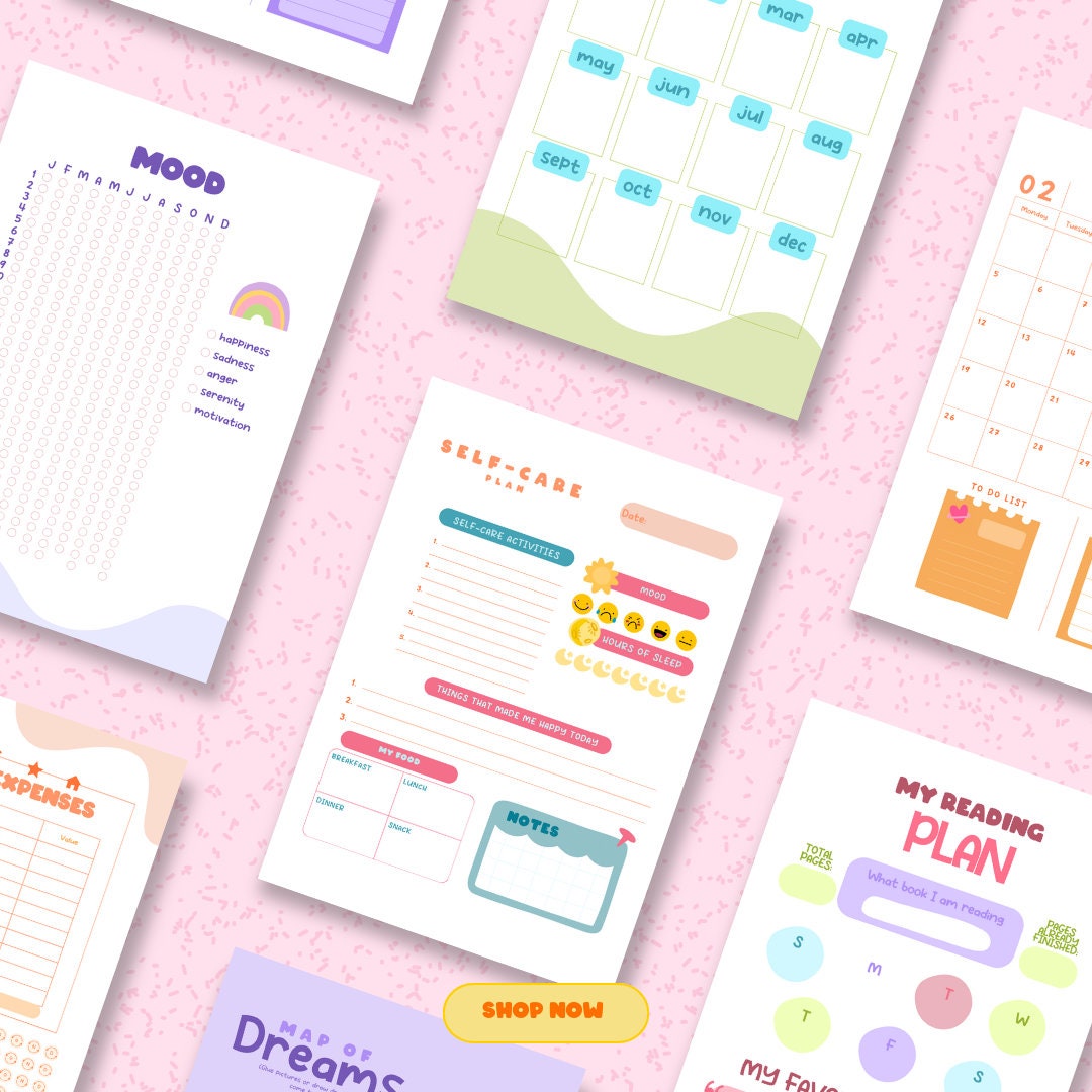 Journal / Calendar 2024 Daily / Weekly / Monthly Planer Template Ready ...