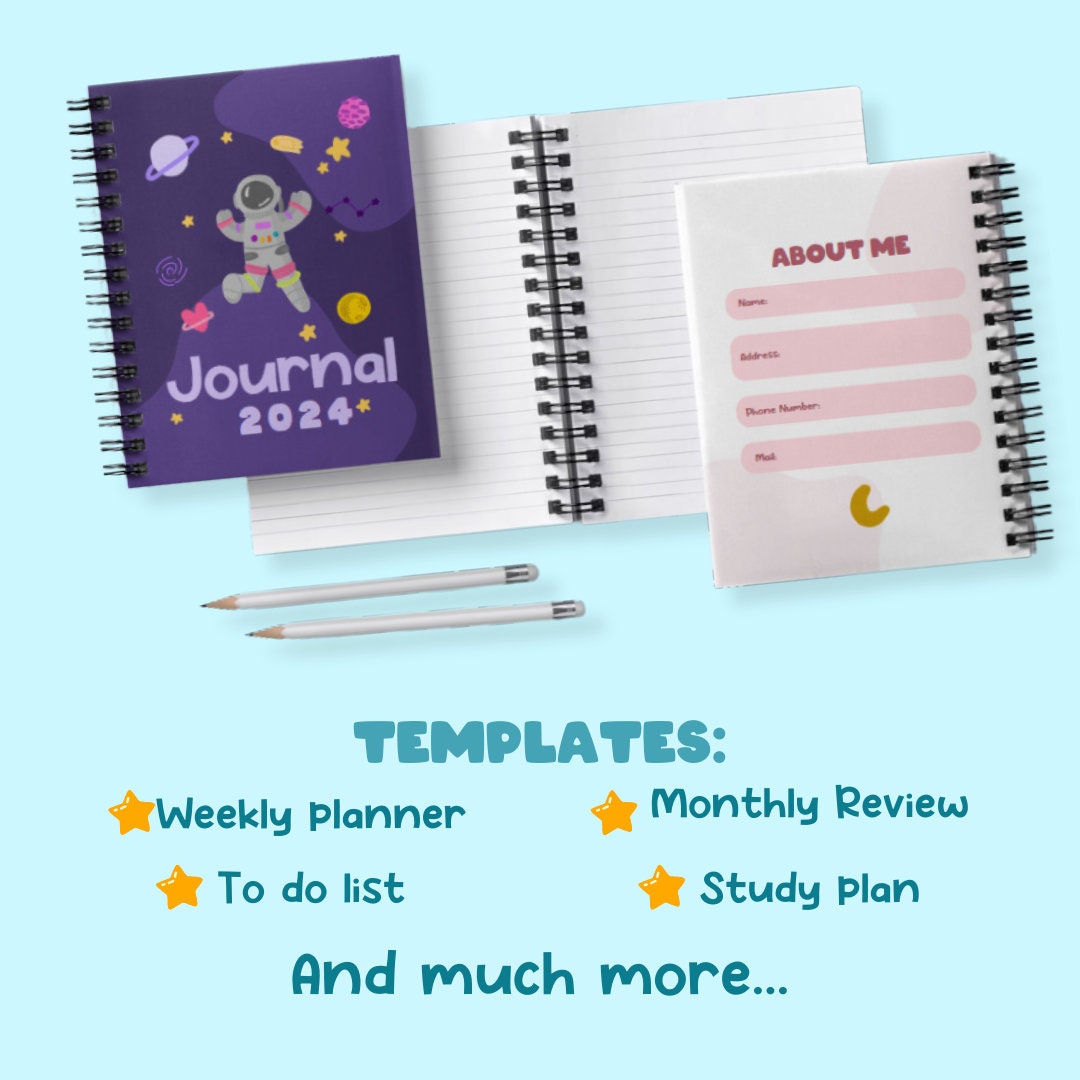 Journal / Calendar 2024 Daily / Weekly / Monthly Planer Template Ready ...