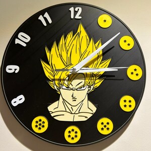 DRAGONBALL Z Multicolor Wall Clock - Etsy