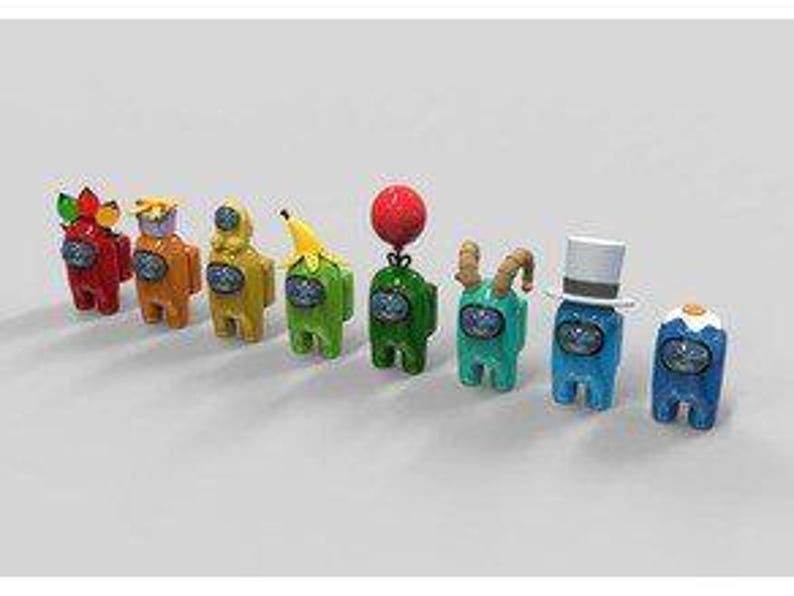 Custom Among Us 3D Figures | Collectible Characters 6cm - Etsy