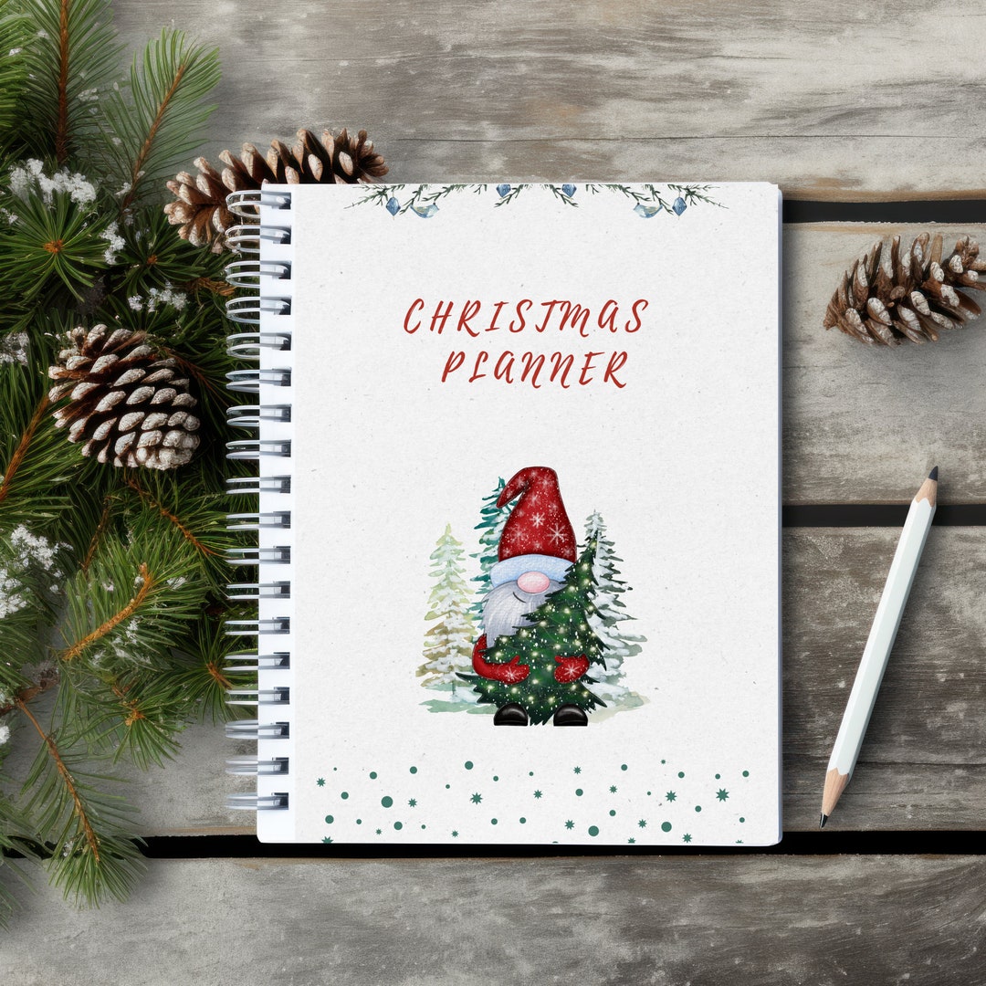 Christmas Planner, Organiser and Checklist, Christmas Notebook ...