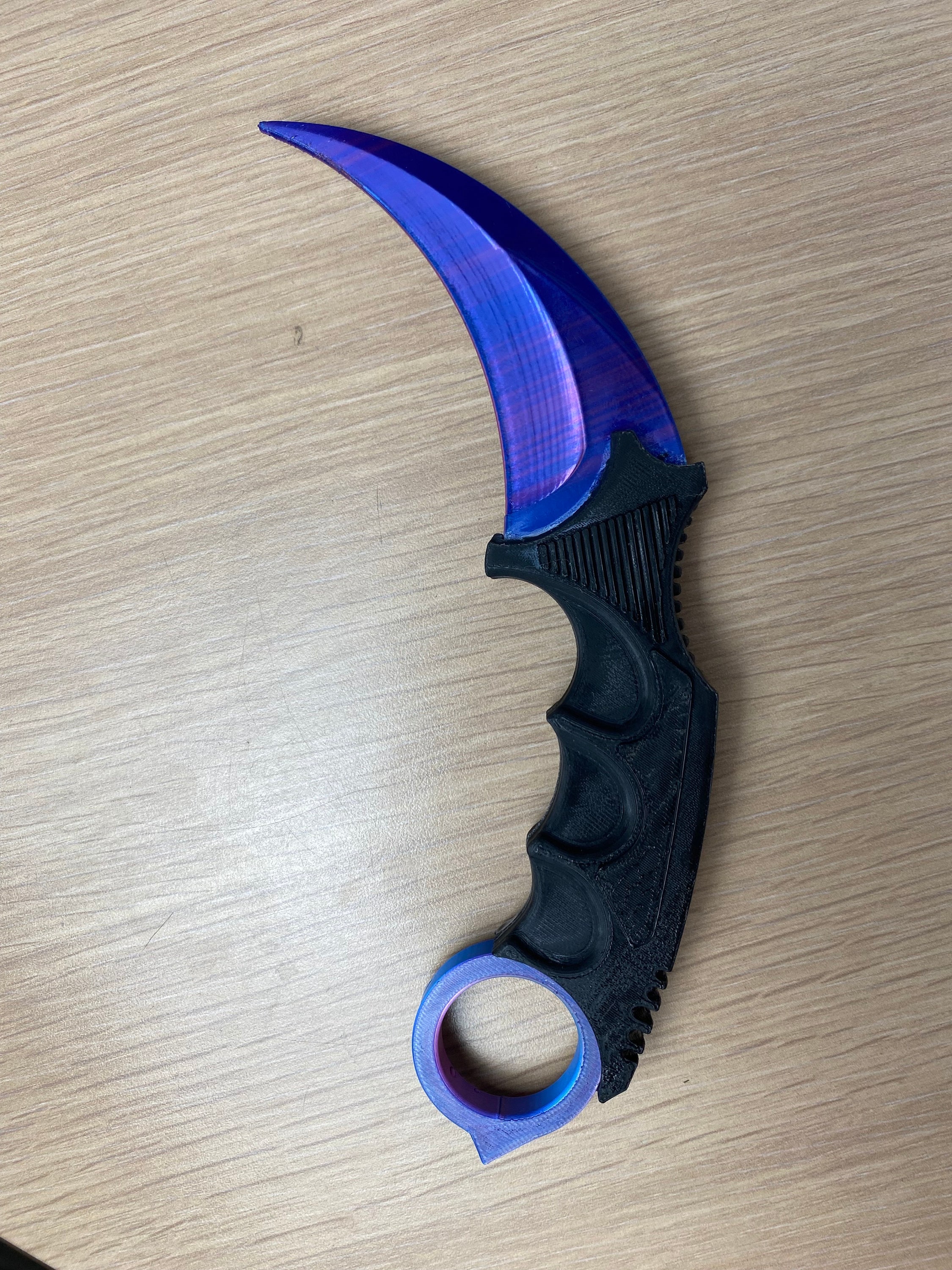 3D Printed Karambit Knife Counter Strike 2, CS:GO Inspired Custom Replica, High-quality Karambit ...