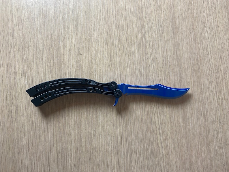 3D Printed Butterfly Knife Counter Strike 2, CS:GO Inspired Custom ...