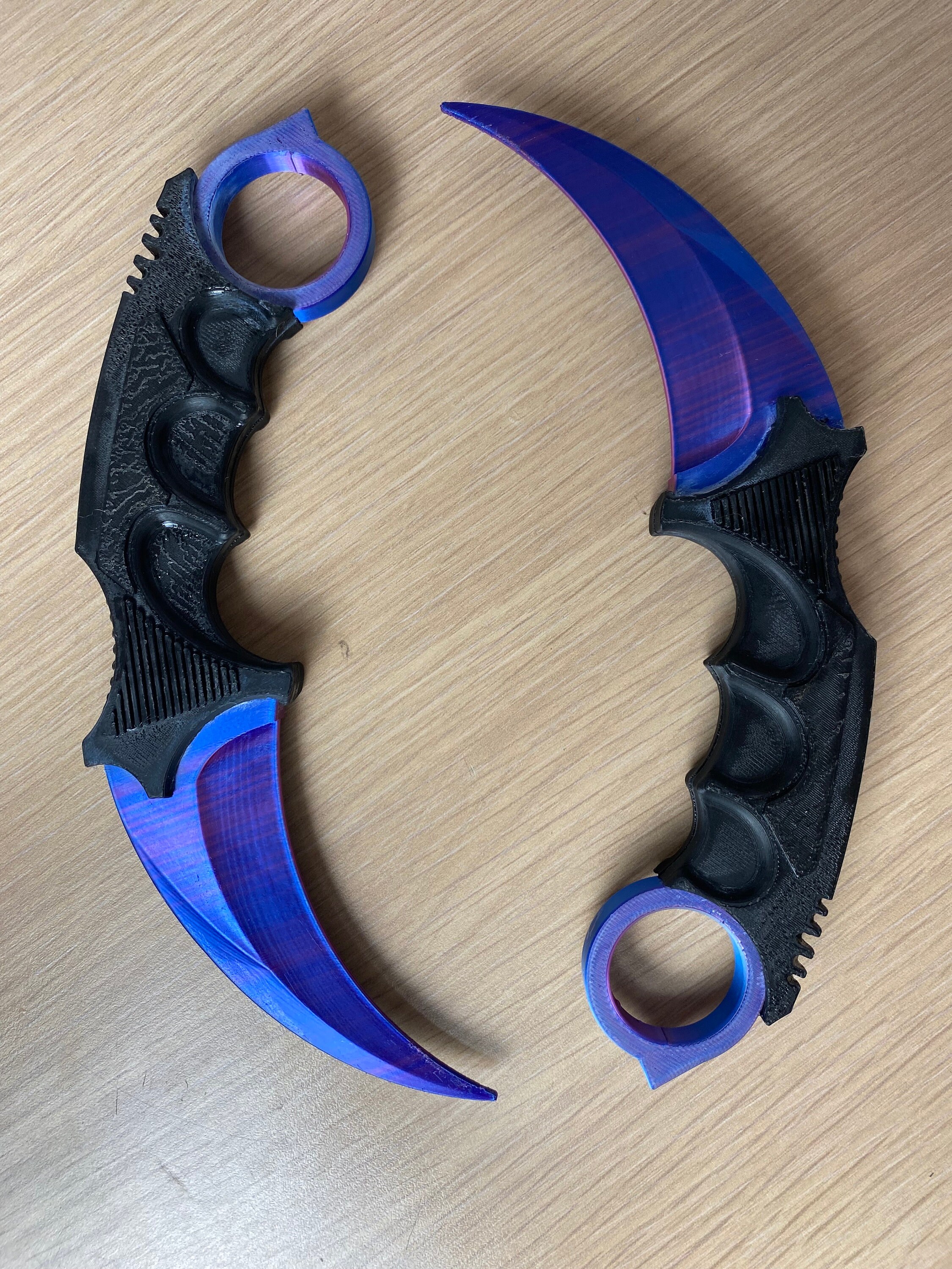3D Printed Karambit Knife Counter Strike 2, CS:GO Inspired Custom Replica, High-quality Karambit ...