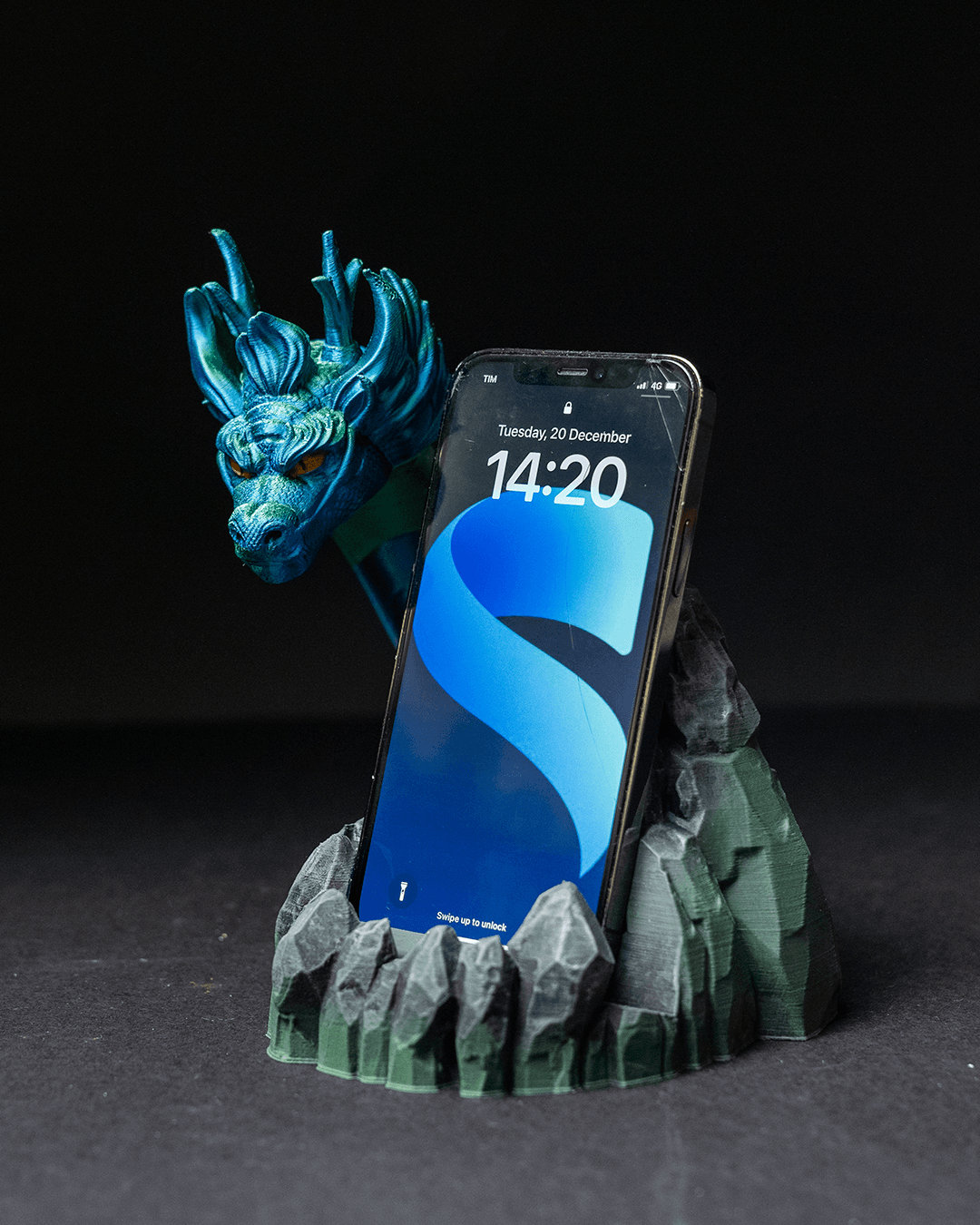 Dragon Phone Stand, 3d Printed Dragon Phone Holder, Mobile Phone Stand ...
