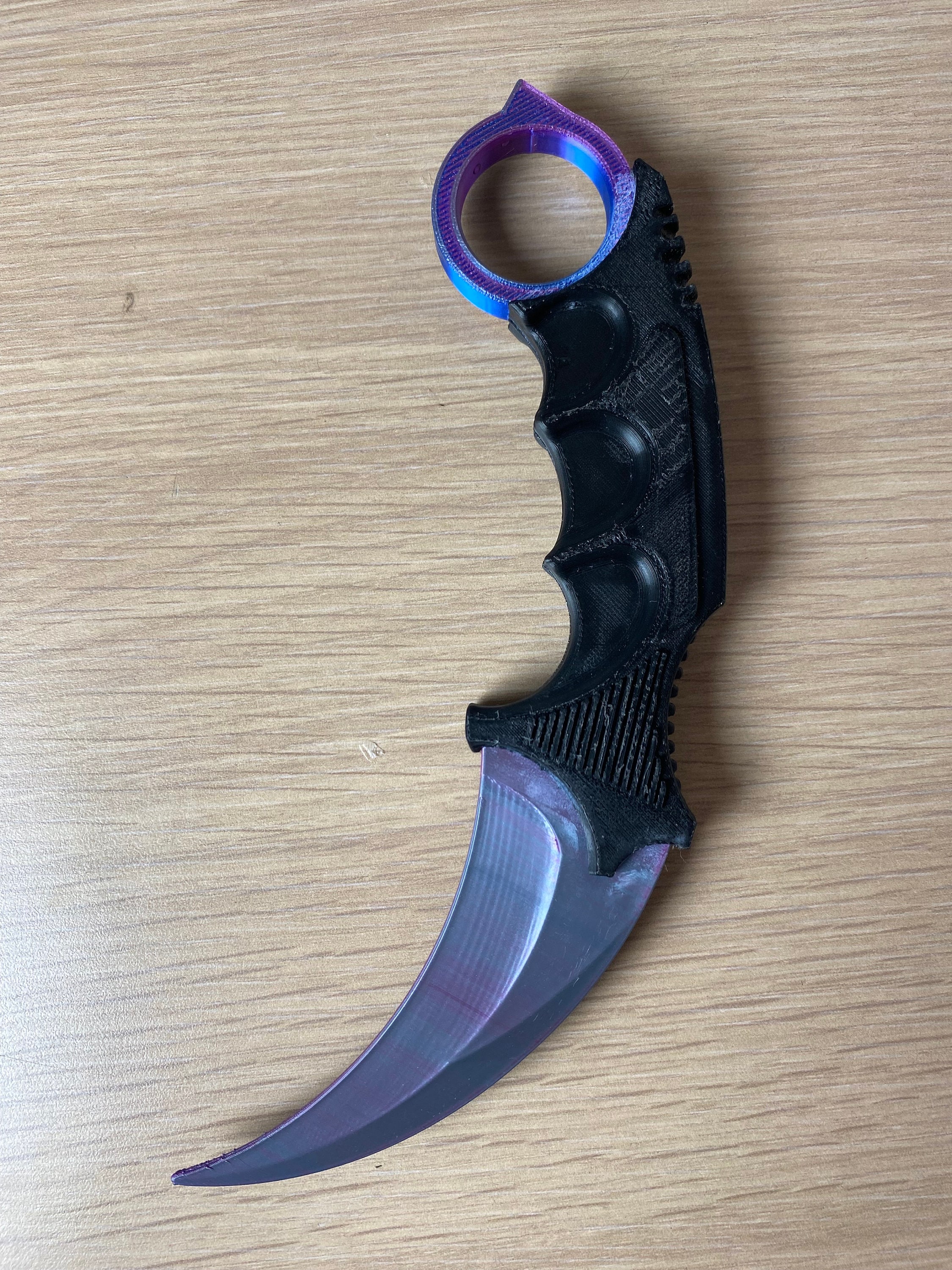 3D Printed Karambit Knife Counter Strike 2, CS:GO Inspired Custom Replica, High-quality Karambit ...