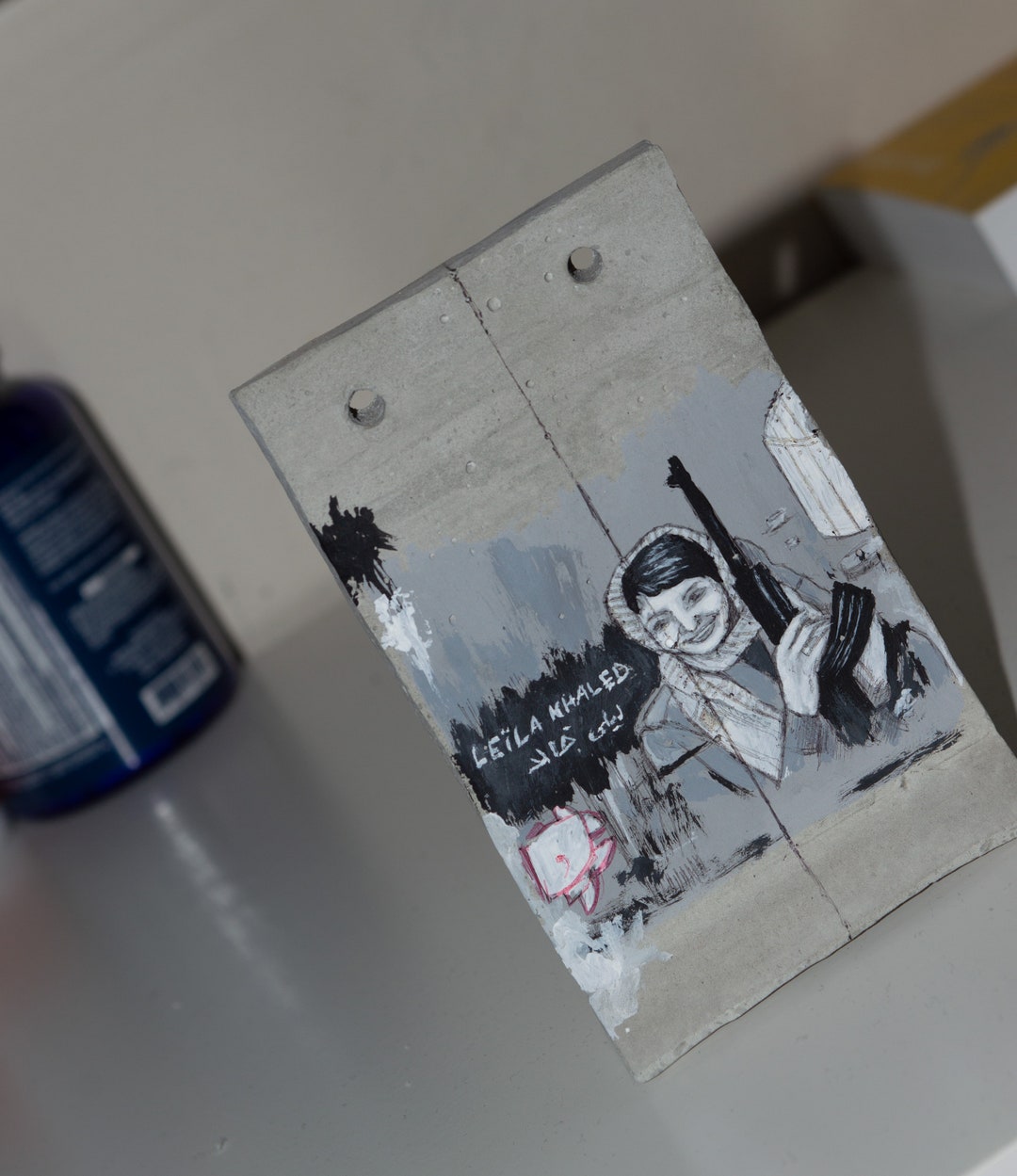 Walled off Hotel Inspired Banksy Layla Khaled Sculpture - Etsy