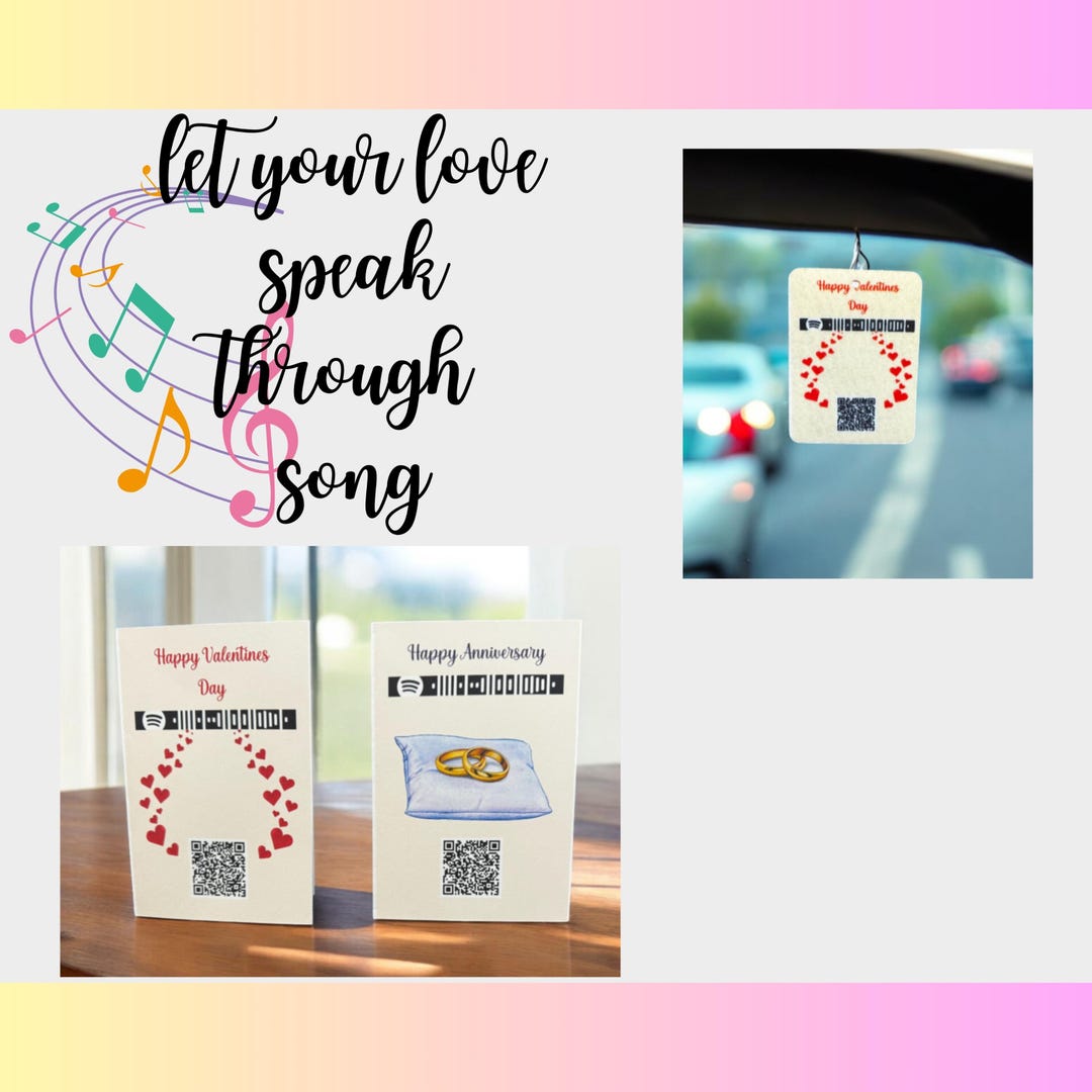 Personalized Spotify Song QR Code, Music QR Code, Personalized QR ...